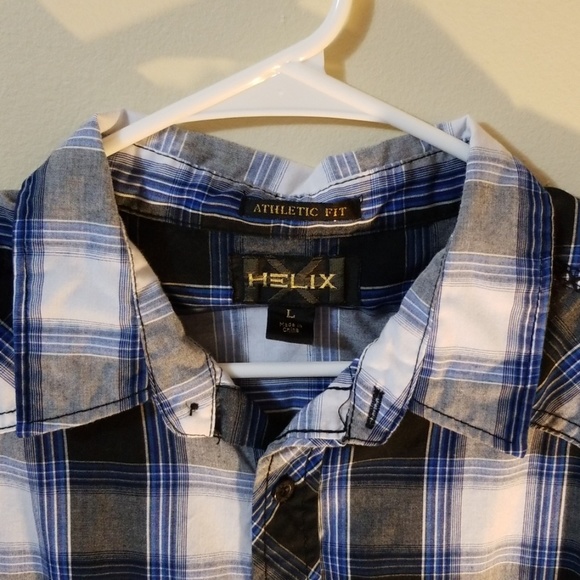Helix | Shirts | Helix Collared Shirt Shortsleeve Large | Poshmark